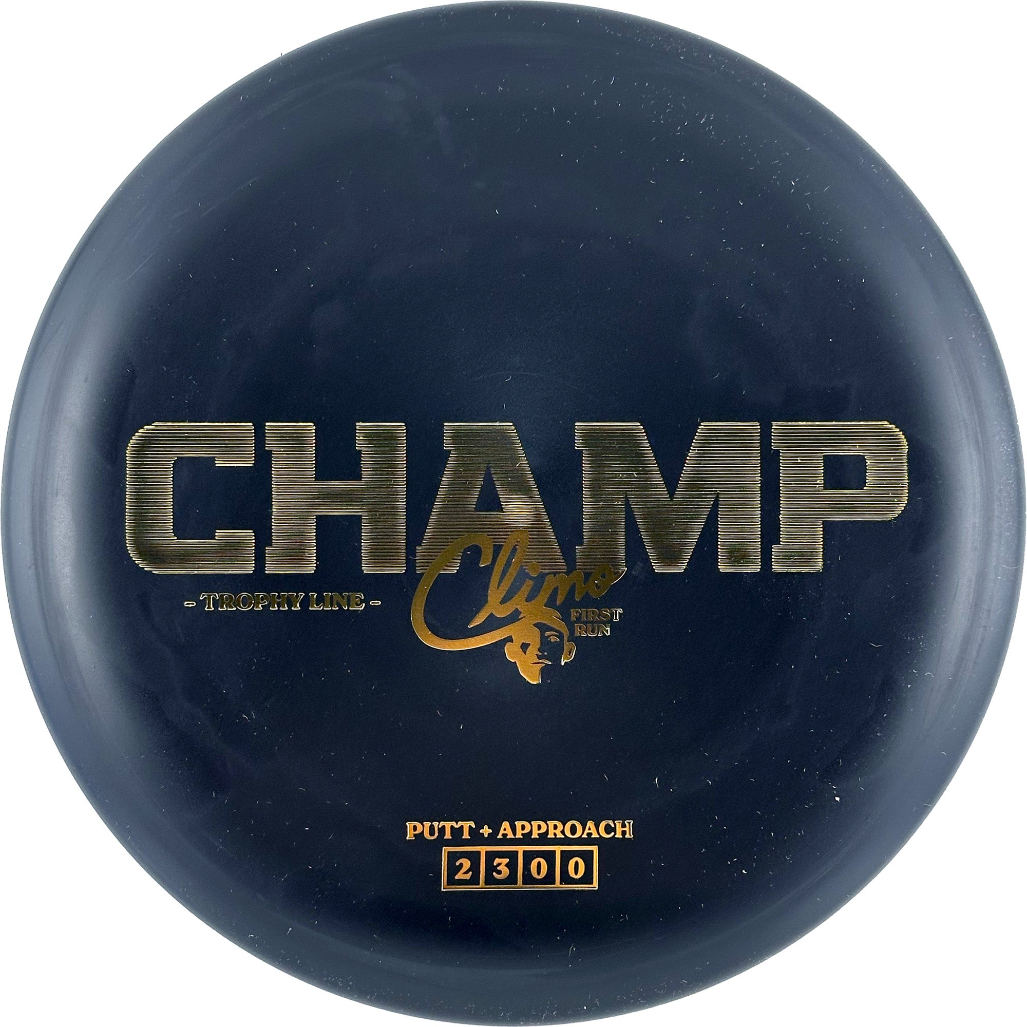 Climo Disc Golf Trophy Line Champ First Run