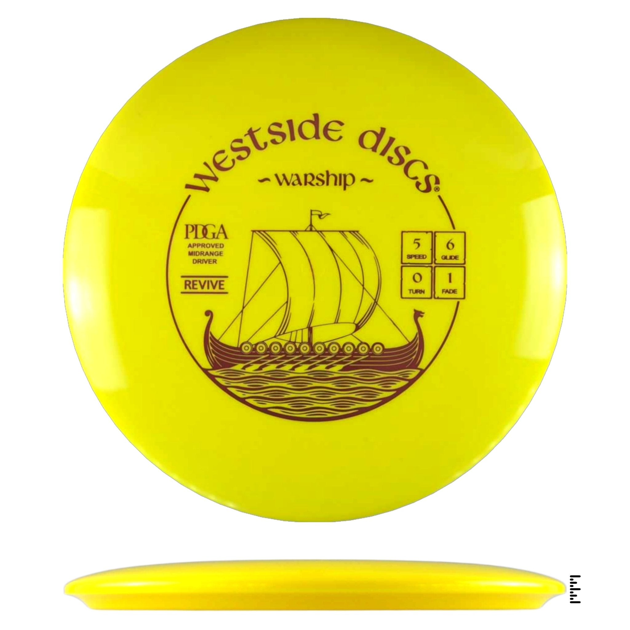 Westside Discs Revive Warship | Midrange Disc for Disc Golf